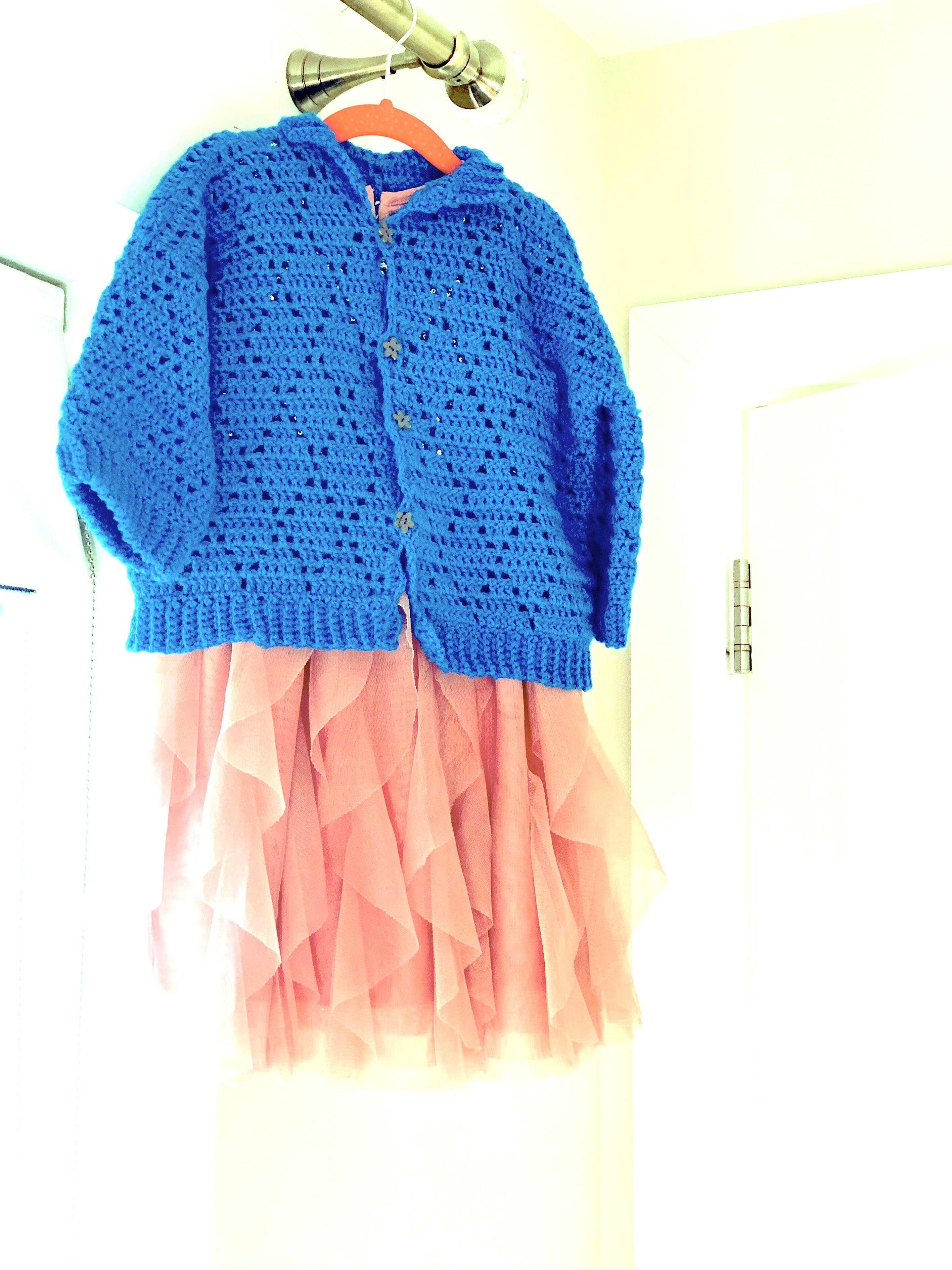 Diamond Stitch Cardigan | AllFreeCrochet.com