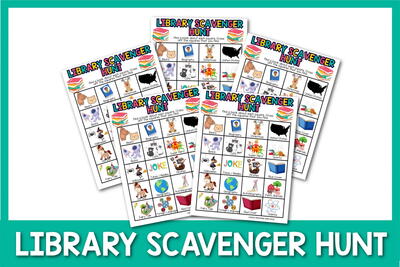 Library Scavenger Hunt To Add Some Adventure To Your Library Trips ...