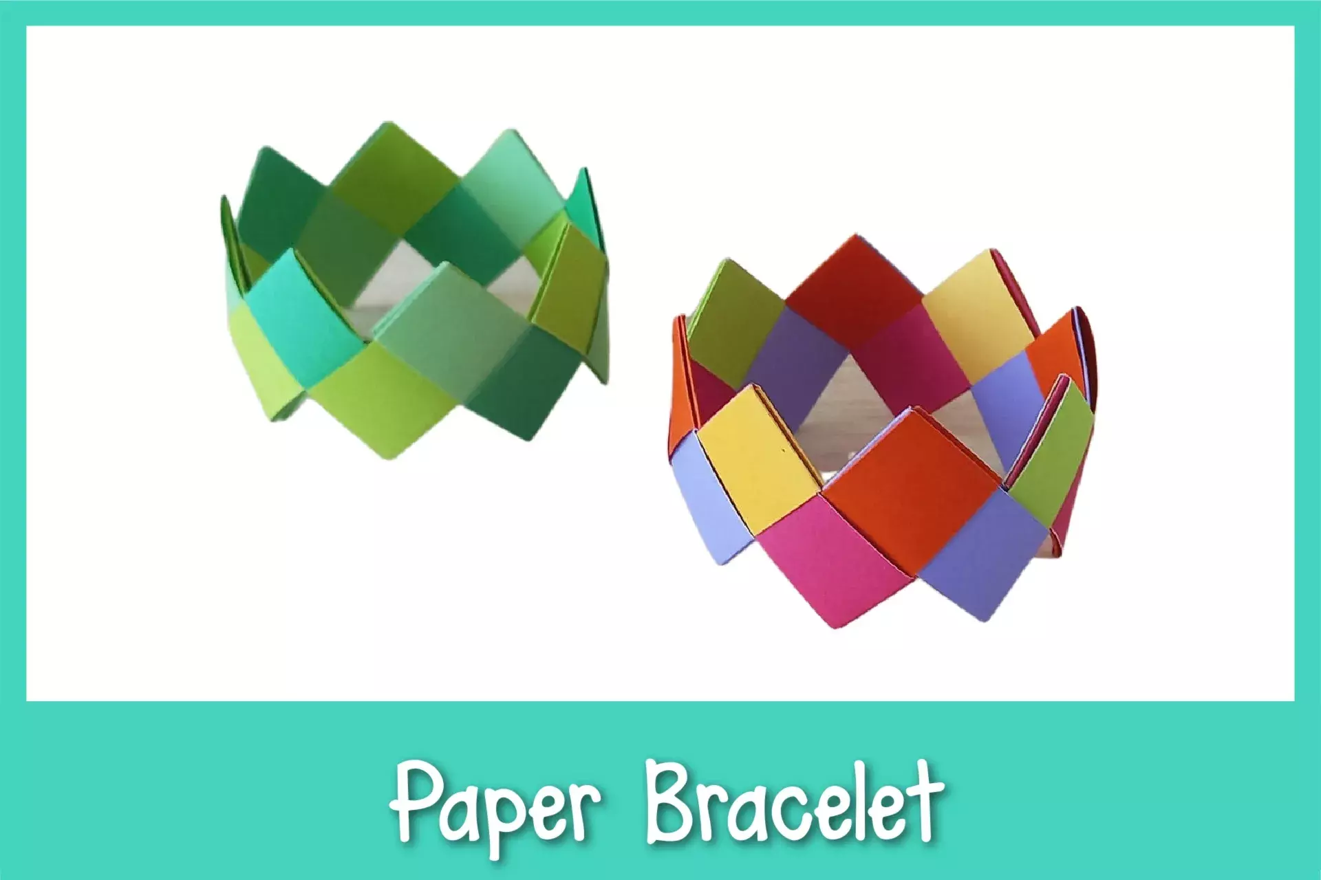 Paper Bracelet Craft | AllFreePaperCrafts.com