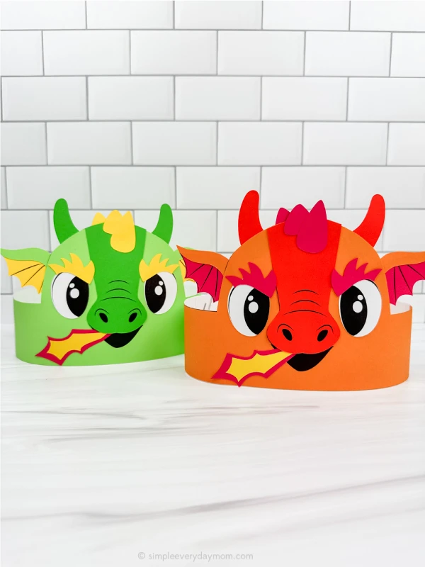 Dragon Headband Craft | AllFreeKidsCrafts.com