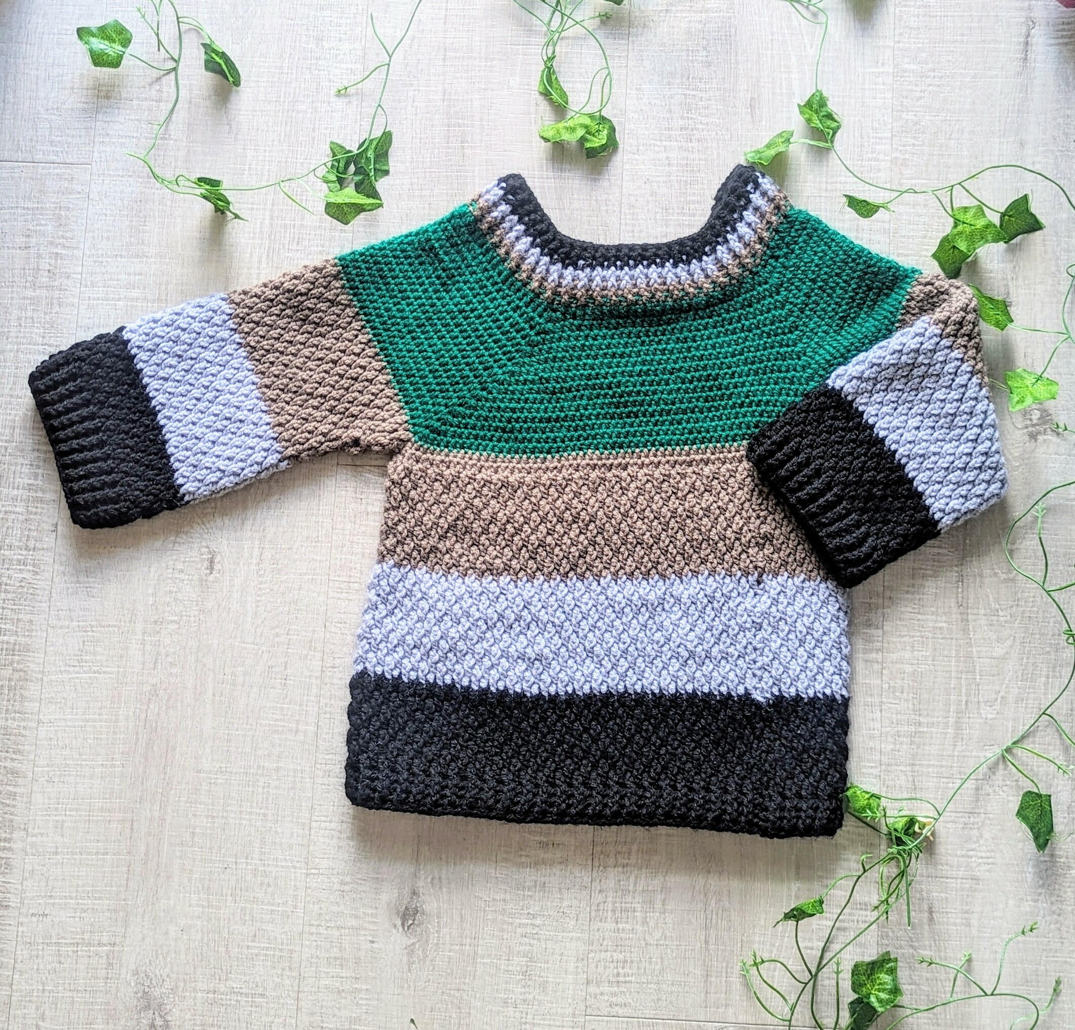 Crochet Pullover Jumper | AllFreeCrochet.com