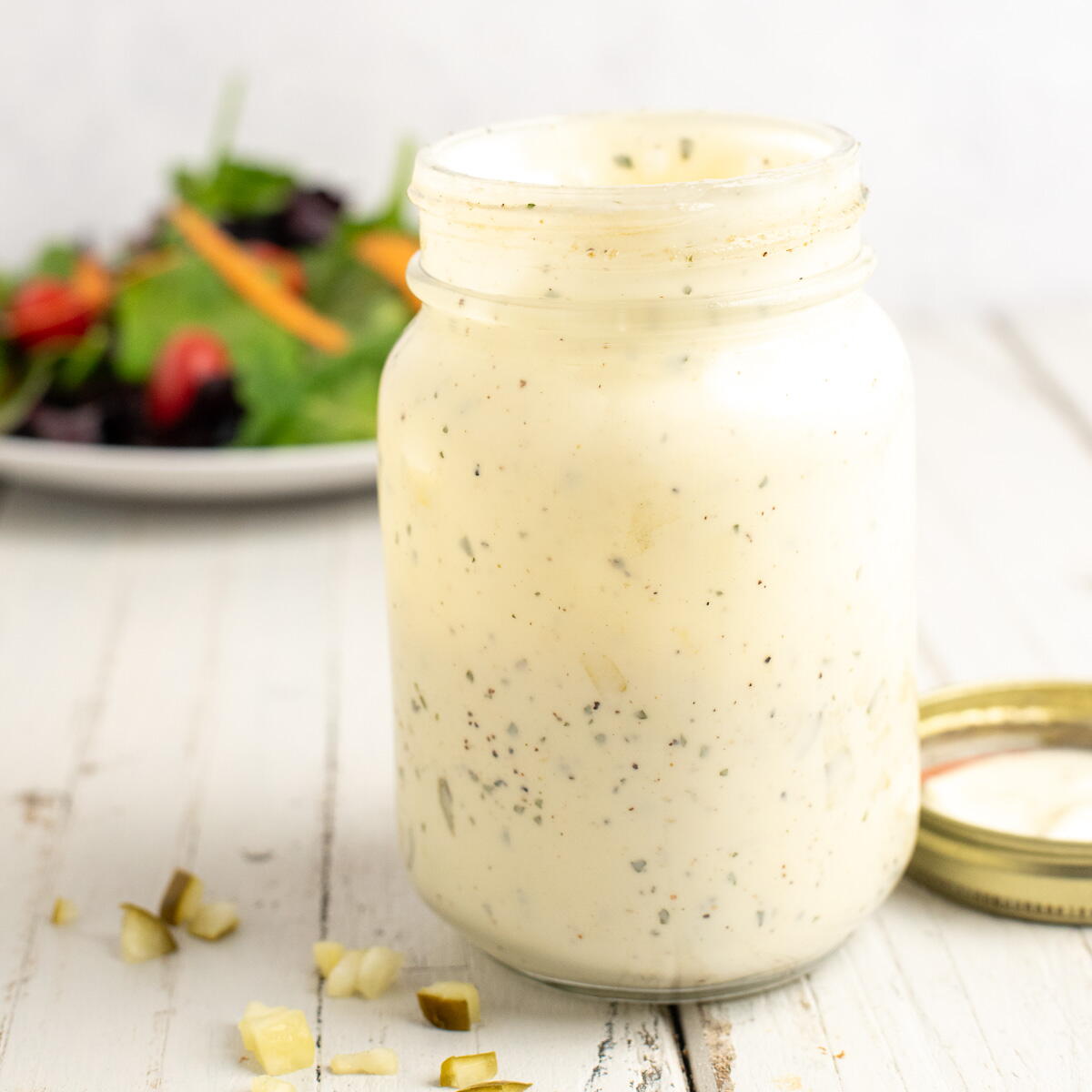 Easy Dill Pickle Ranch Dressing Recipe | FaveSouthernRecipes.com