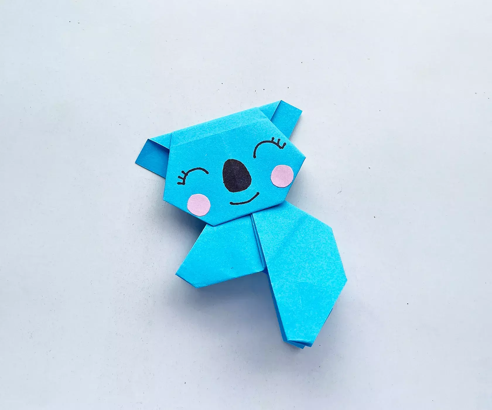 Origami Koala Bookmark | AllFreeKidsCrafts.com