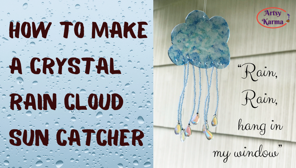 How To Make A Crystal Rain Drop Sun Catcher | DIYIdeaCenter.com