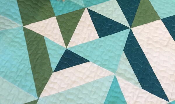 Sea Glass Beach Quilt Pattern | FaveQuilts.com