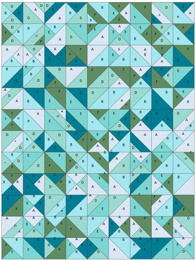Sea Glass Beach Quilt Pattern | FaveQuilts.com