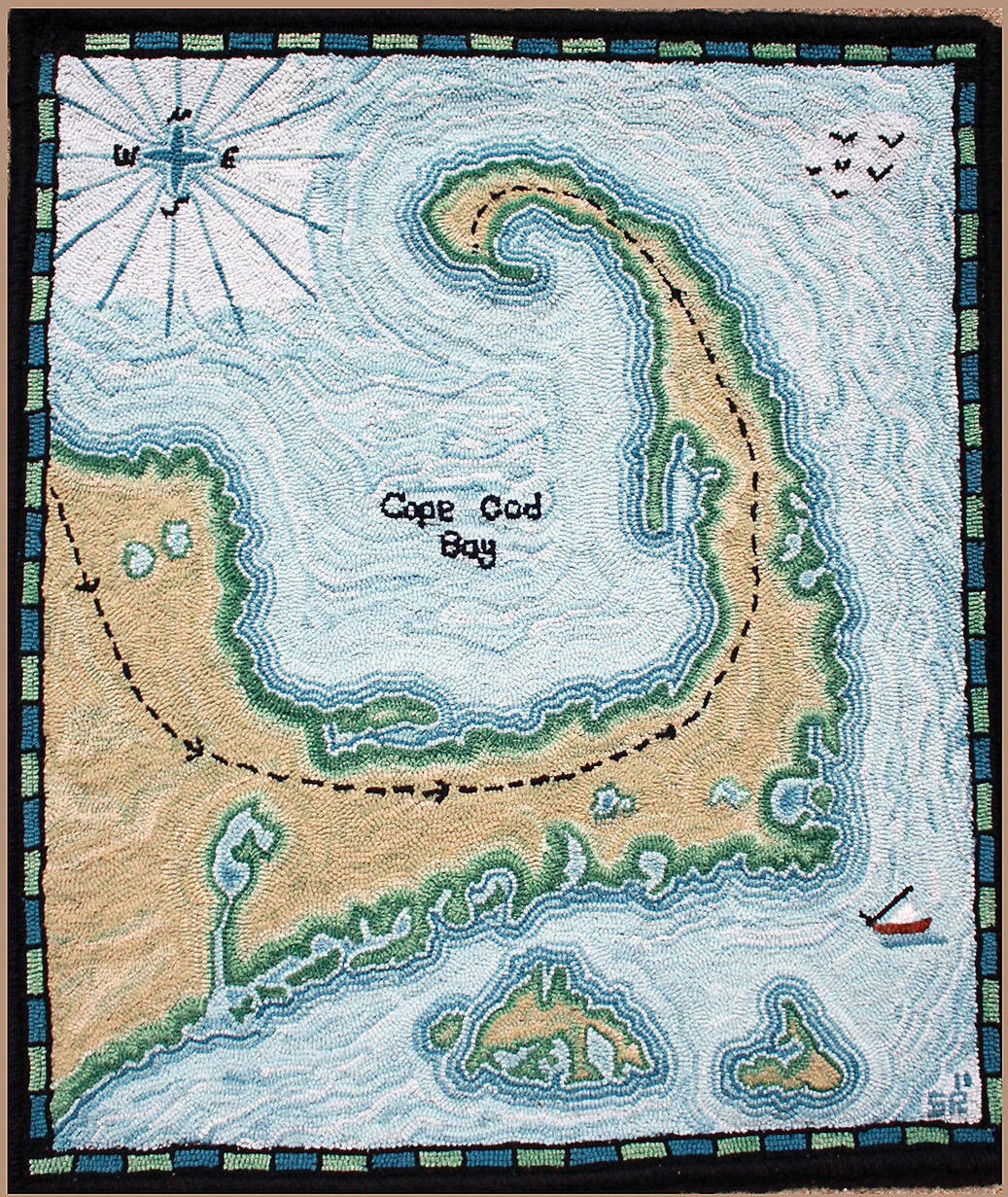 Magnificent Hooked Maps | rughookingmagazine.com