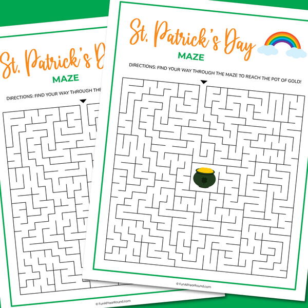 St. Patrick's Day Maze | DIYIdeaCenter.com