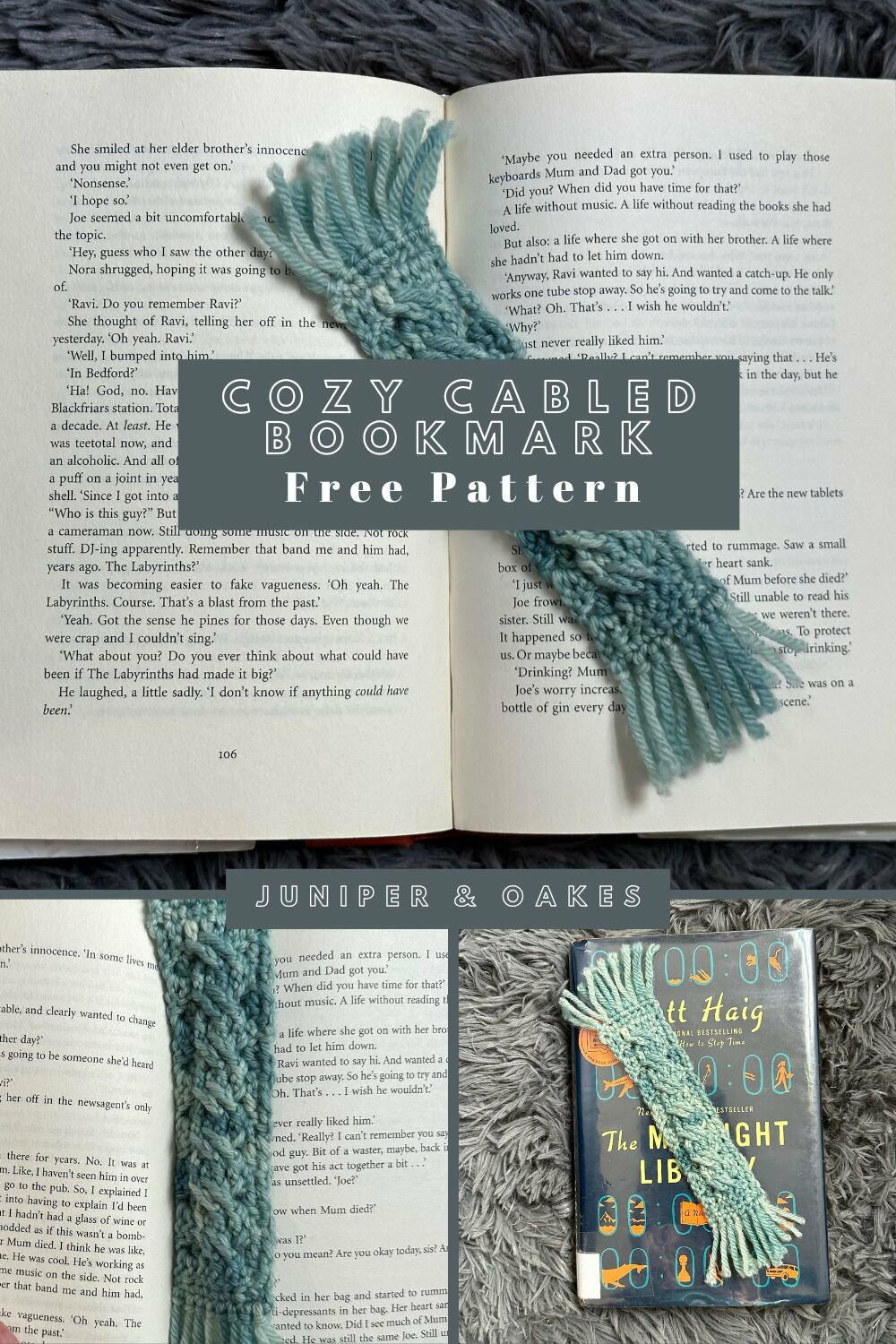 Cozy Cabled Bookmark | FaveCrafts.com
