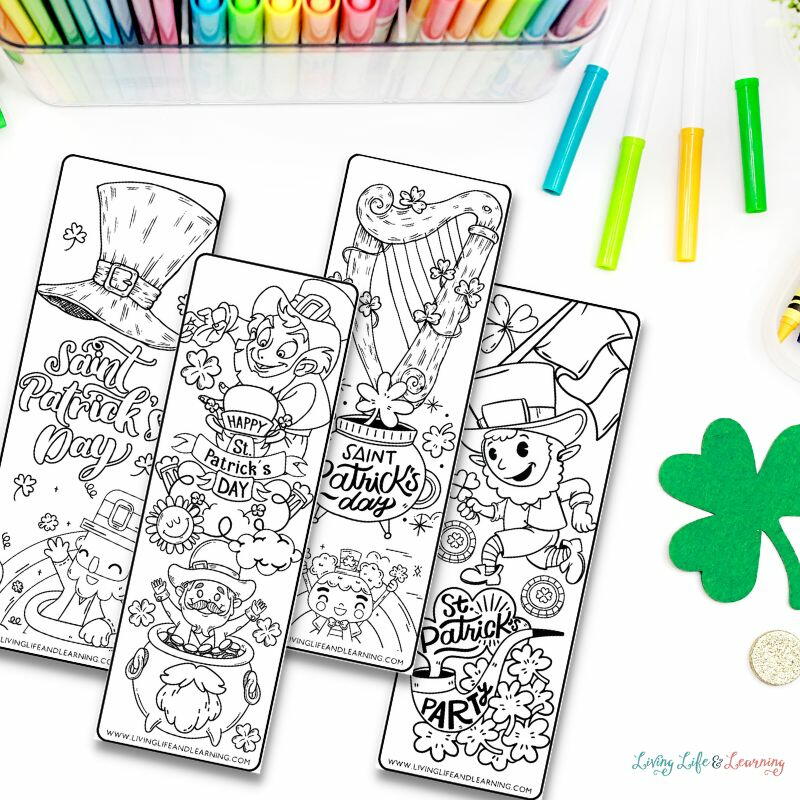 St. Patrick's Day Bookmarks | AllFreeKidsCrafts.com