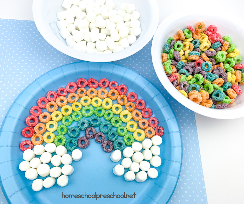 Rainbow Snack Craft For Kids | AllFreeKidsCrafts.com