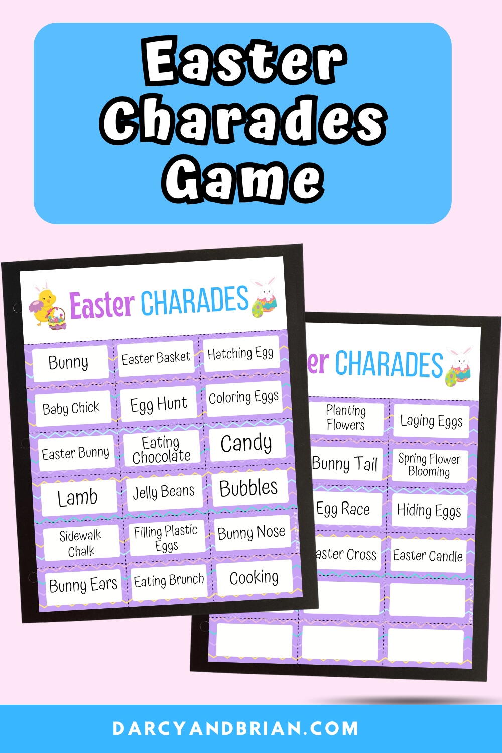 Easter Charades | AllFreePaperCrafts.com