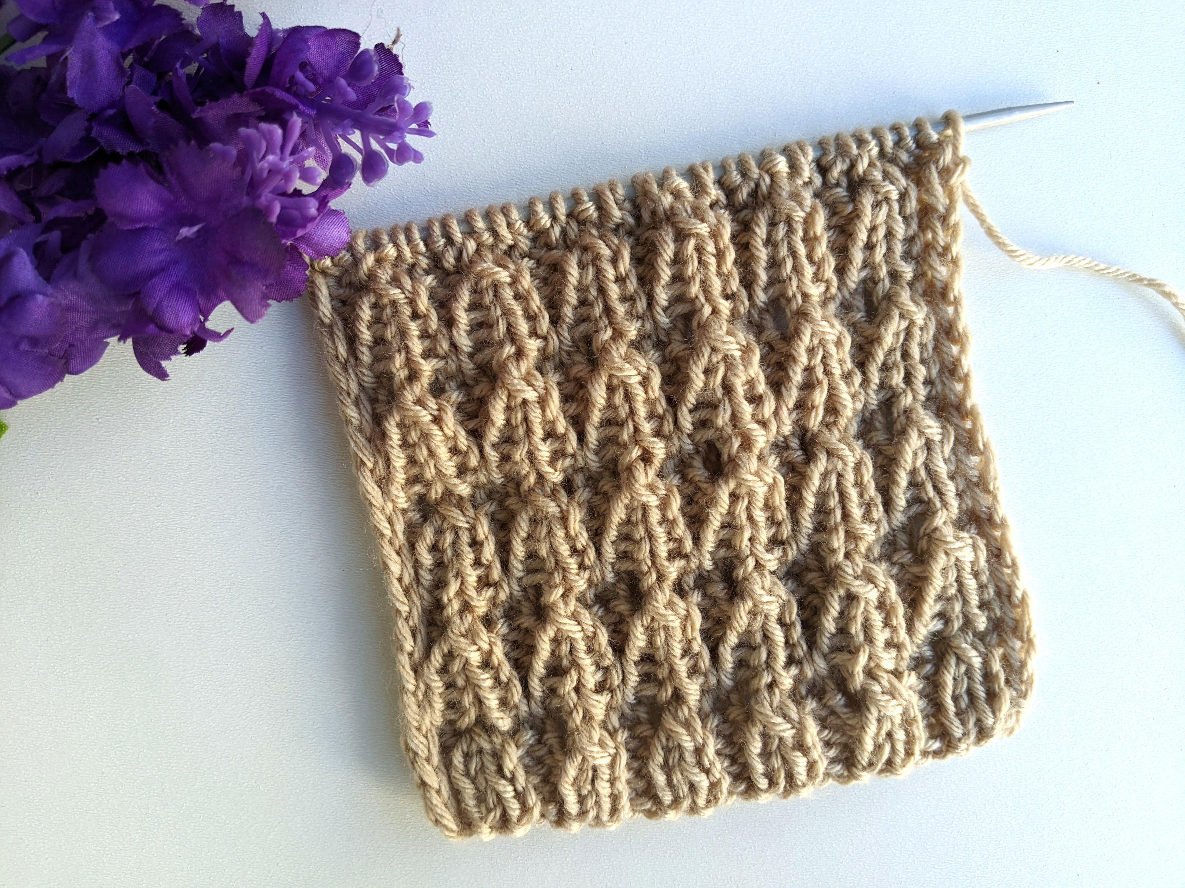 Bells Stitch Pattern | AllFreeKnitting.com
