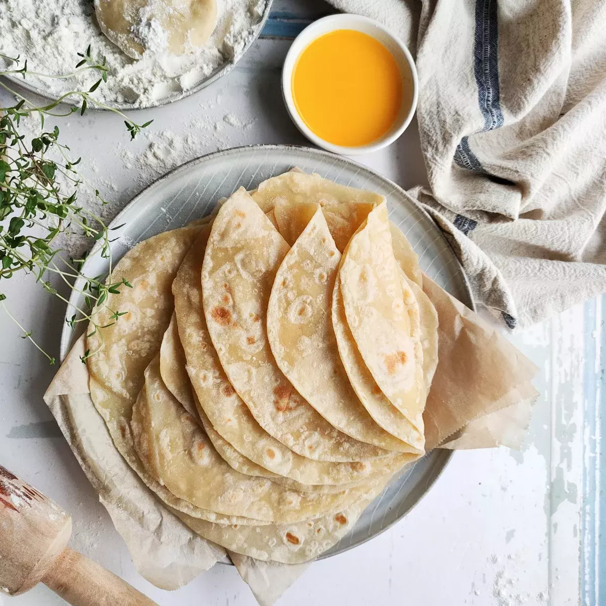 Easy Soft Indian Flatbread | No Yeast (roti/chapati) | RecipeLion.com