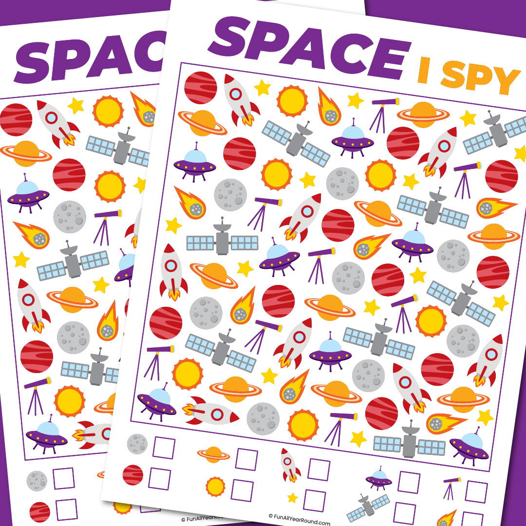 Space I Spy | AllFreePaperCrafts.com