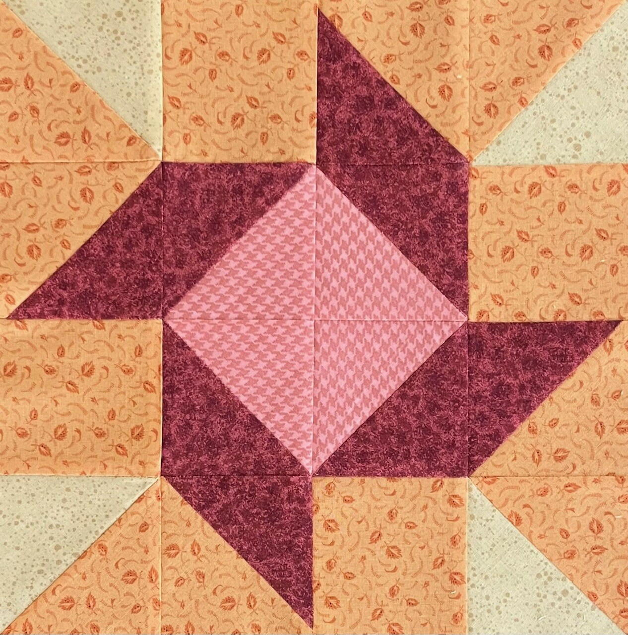 Whirlpool Quilt Block Tutorial | FaveQuilts.com