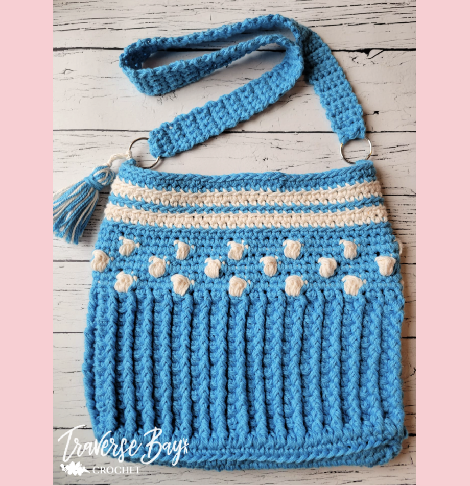 Stripe Bobble Bag | FaveCrafts.com