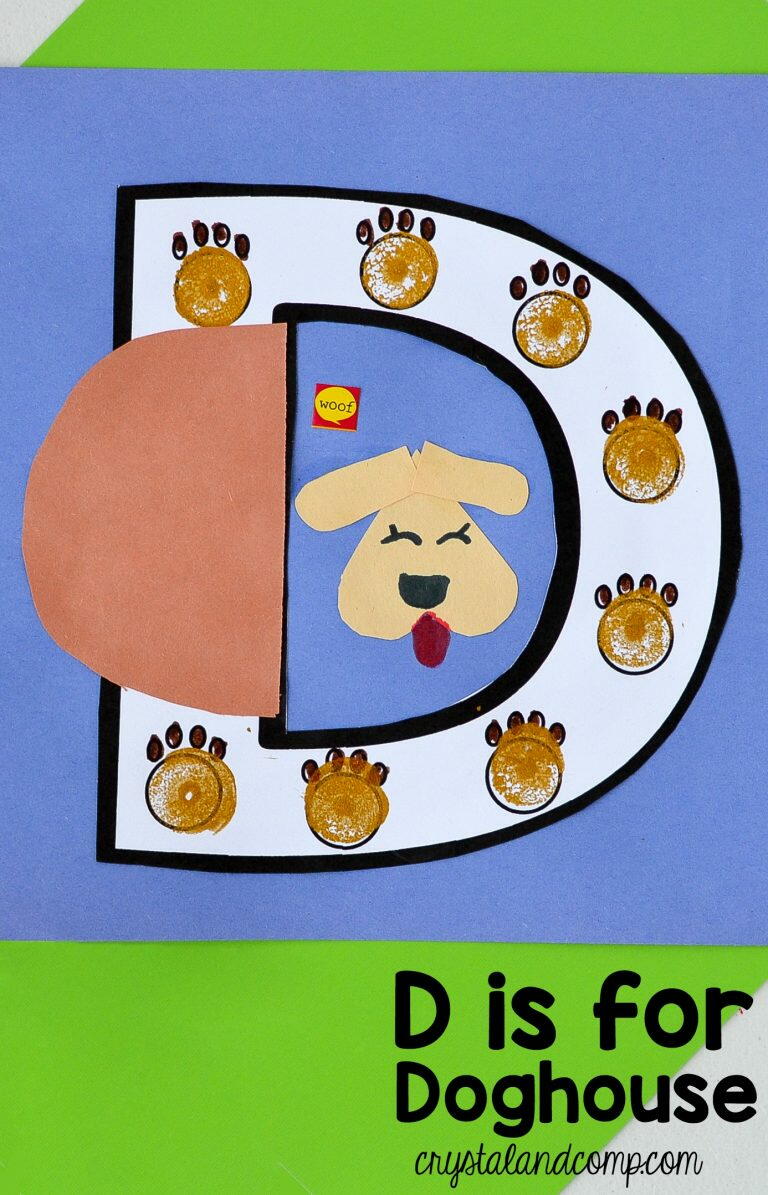 D Is For Doghouse: Preschool Letter Of The Week Craft ...