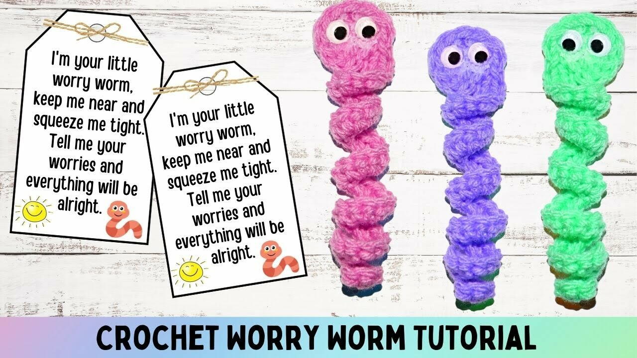 Crochet Worry Worm | FaveCrafts.com