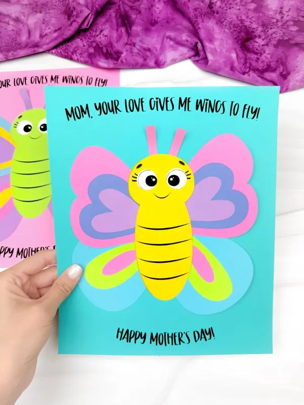 Butterfly Mother's Day Craft | AllFreeKidsCrafts.com