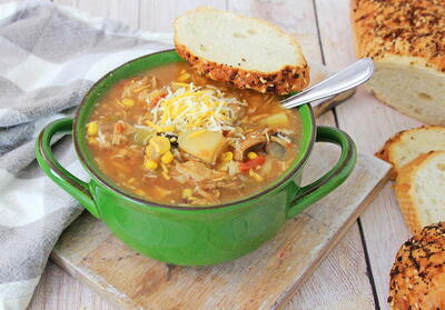 Tex Mex Southwest Chicken Soup Recipe | DIYIdeaCenter.com