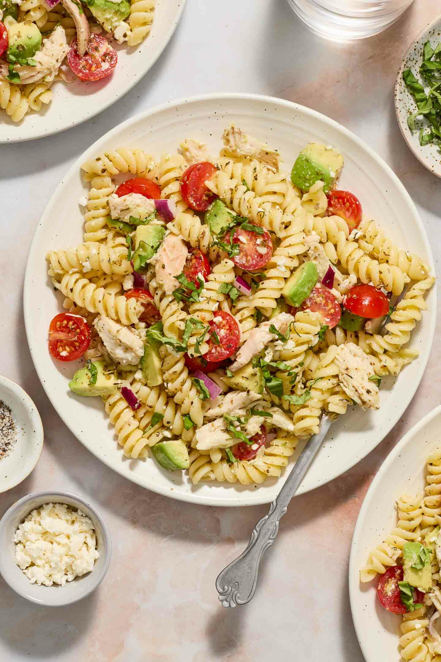 Chicken Avocado Pasta Salad | RecipeLion.com