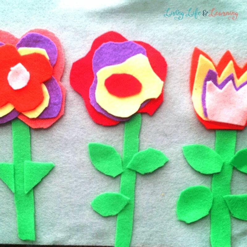 Felt Flower Crafts | AllFreeKidsCrafts.com
