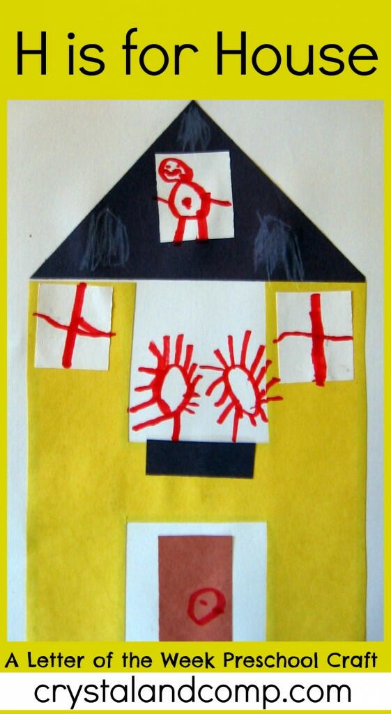 H Is For House: A Letter Of The Week Preschool Craft | FaveCrafts.com