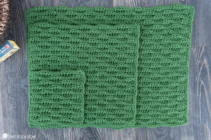 Almond Ridges Cloth | AllFreeCrochet.com