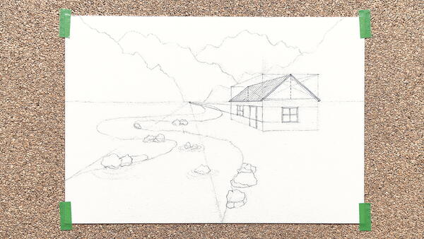 Sketching a Natural Landscape | FaveCrafts.com