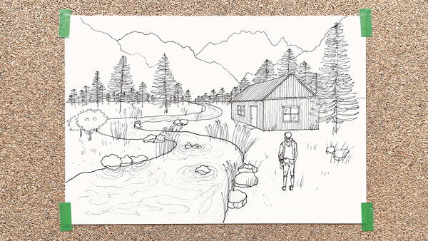 Sketching a Natural Landscape | FaveCrafts.com