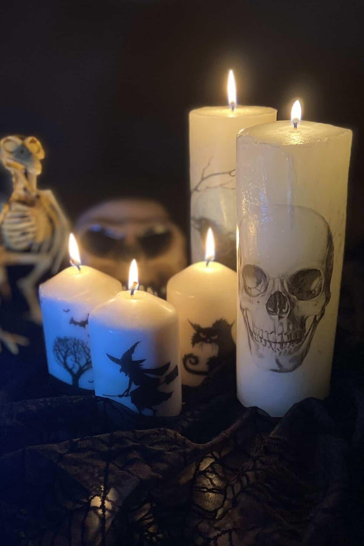 Diy Image Transfer Candles | FaveCrafts.com