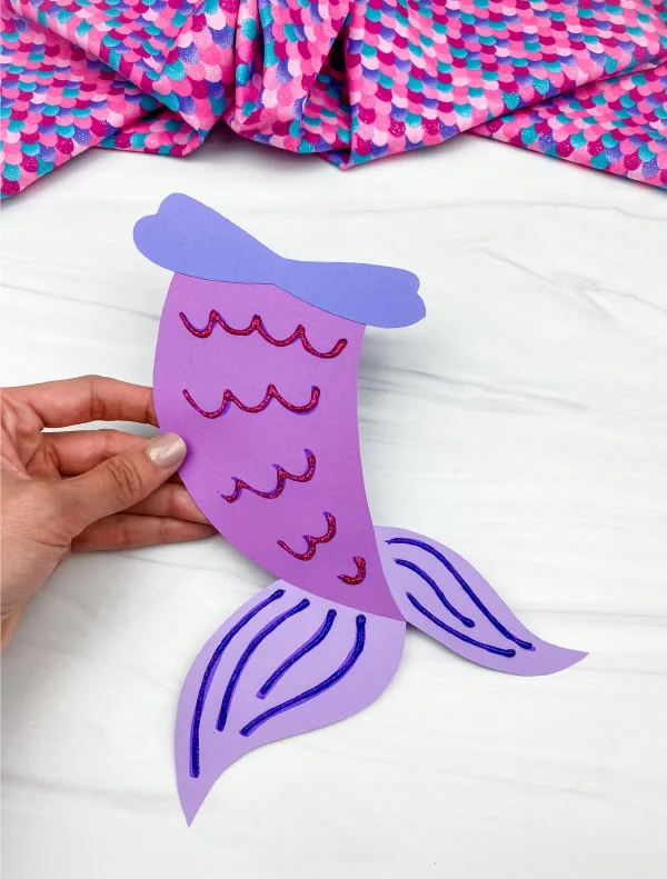 Mermaid Tail Craft | AllFreeKidsCrafts.com