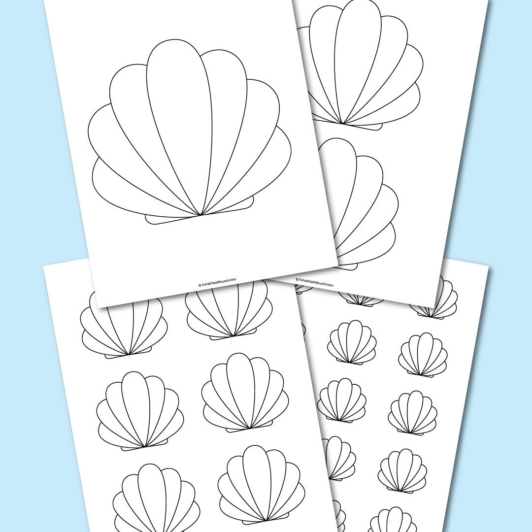 Seashell Template | DIYIdeaCenter.com