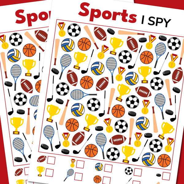 Sports I Spy | DIYIdeaCenter.com