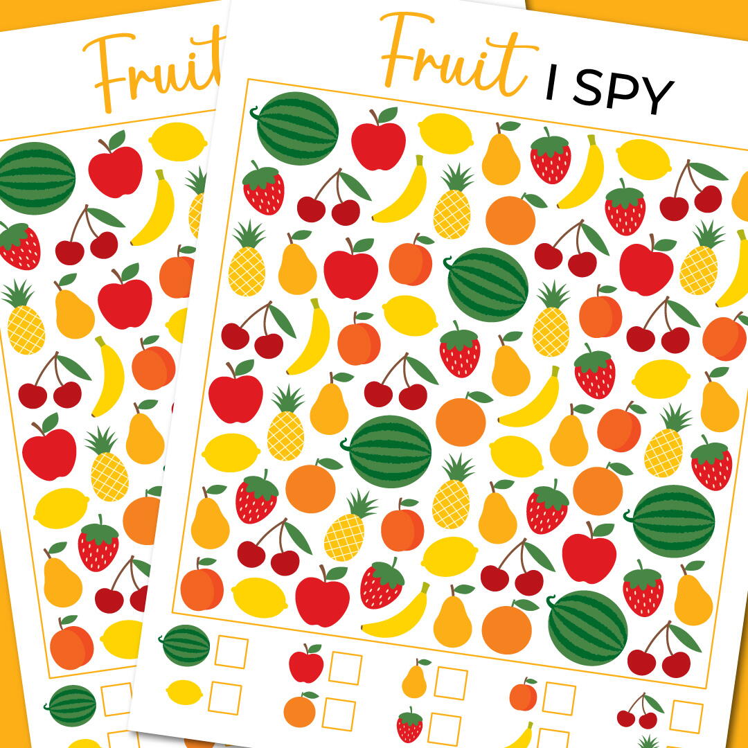 Fruit I Spy | AllFreeKidsCrafts.com
