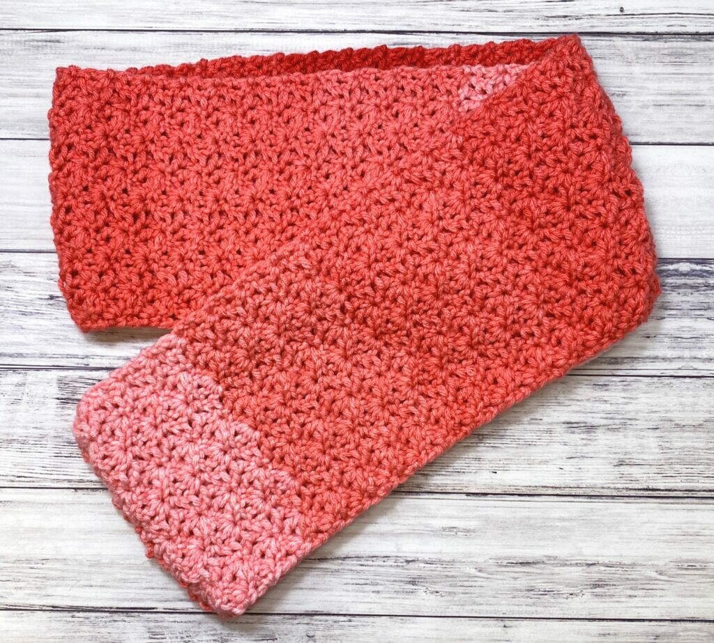 Easy Shell Stitch Scarf | FaveCrafts.com