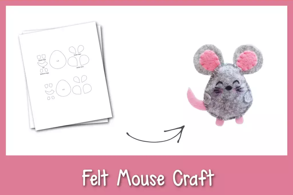 Craft Your Own Adorable Felt Mouse: A Fun And Easy Diy Project ...