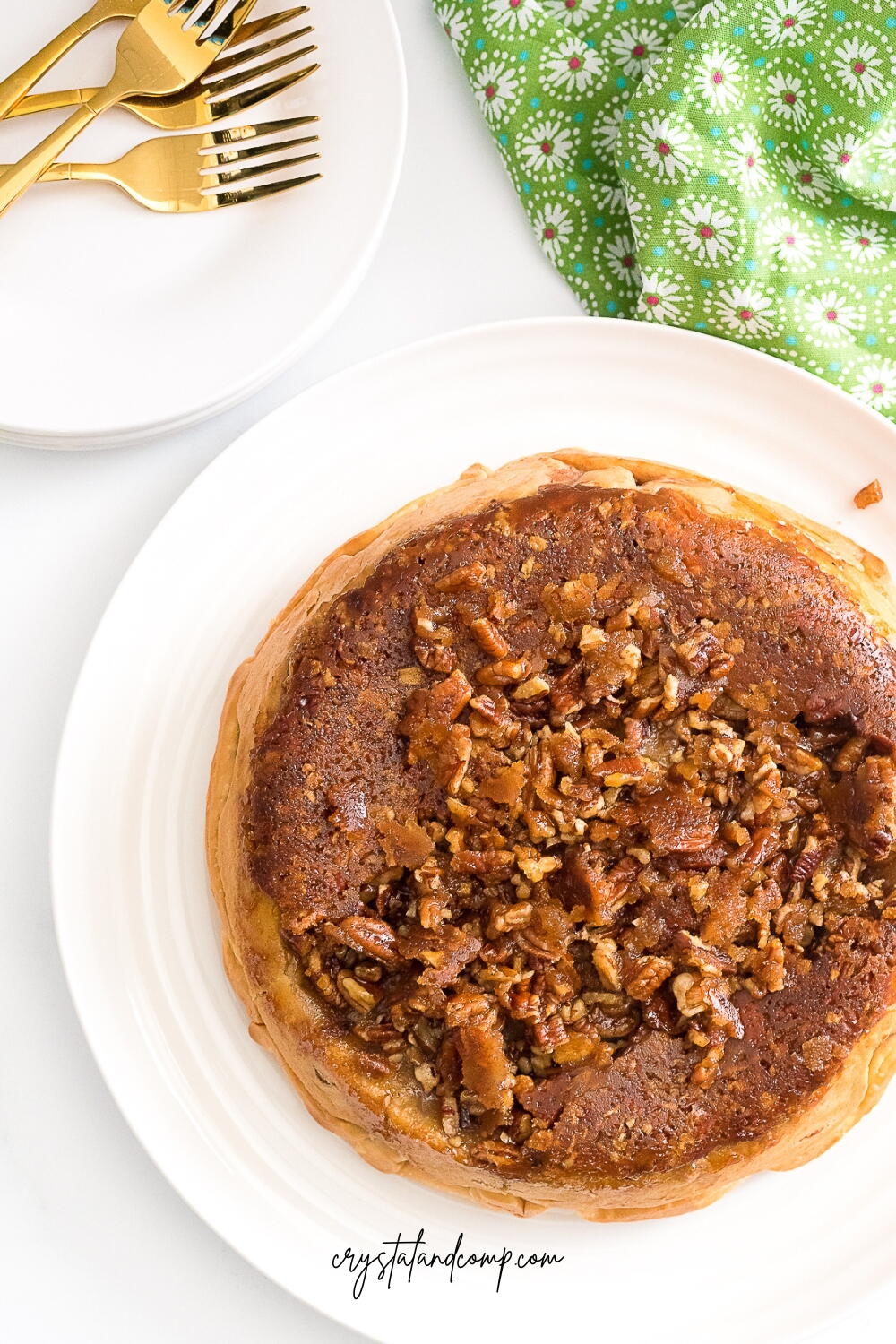 Upside Down Apple Pie | TheBestDessertRecipes.com