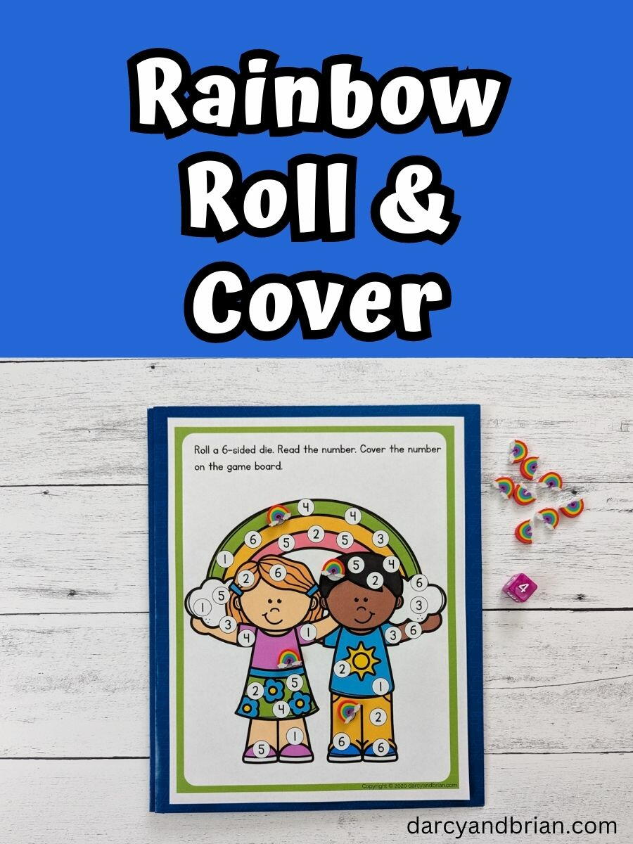 Printable Rainbow Roll And Cover Dice Game | FaveCrafts.com