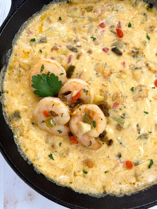 Cajun Shrimp Dip | FaveSouthernRecipes.com