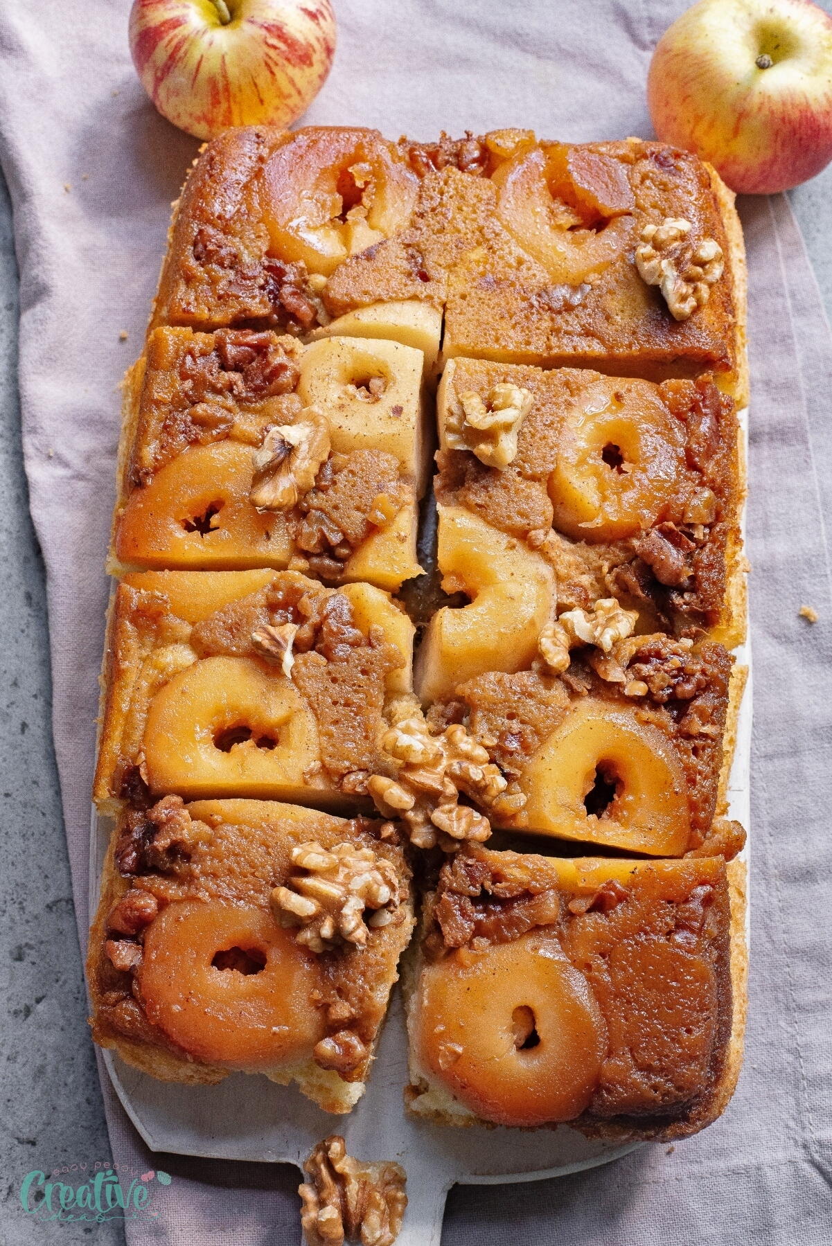 Apple Cake With Whole Apples | CheapThriftyLiving.com