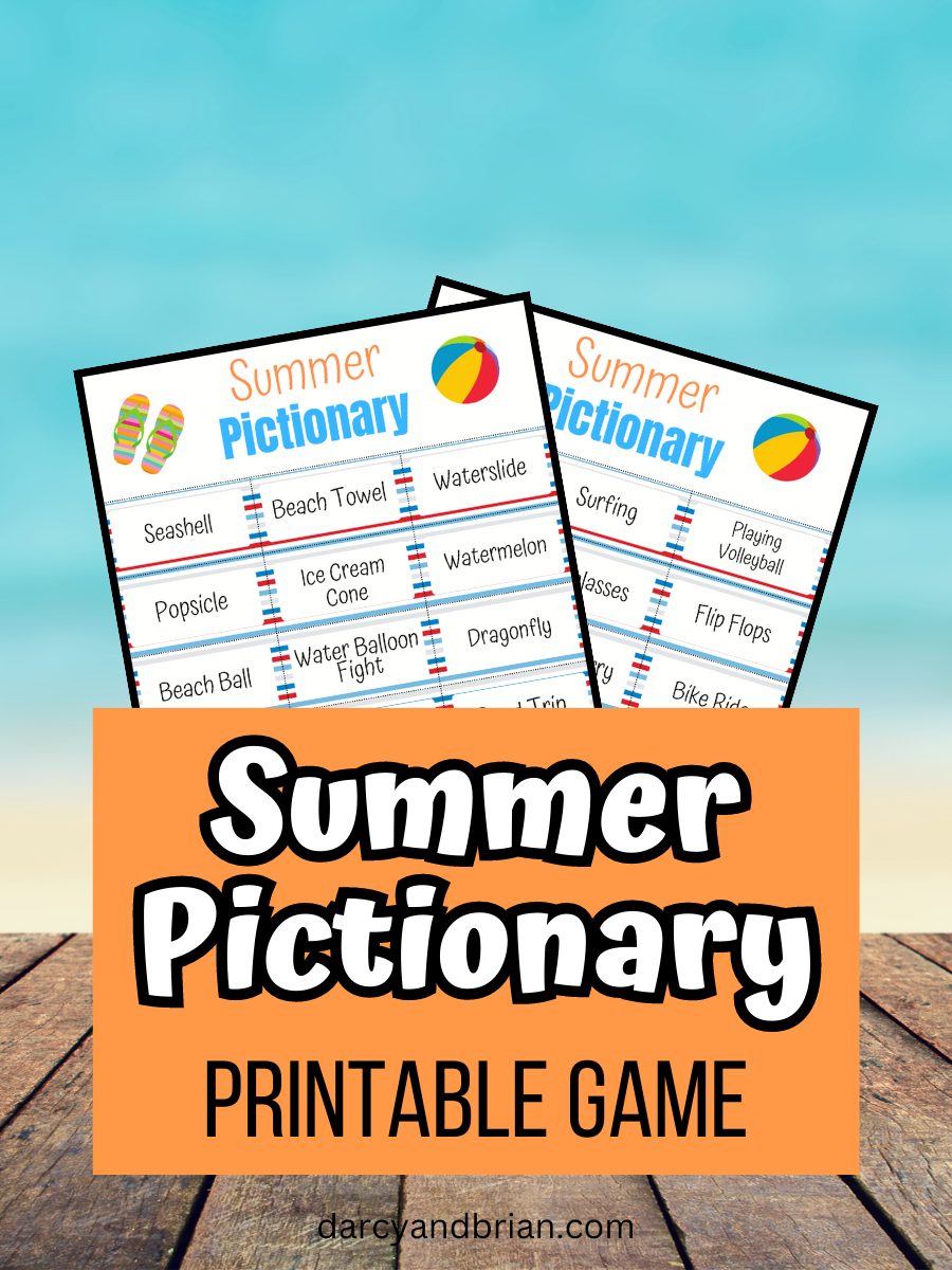 Printable Summer Pictionary Game For Kids | FaveCrafts.com