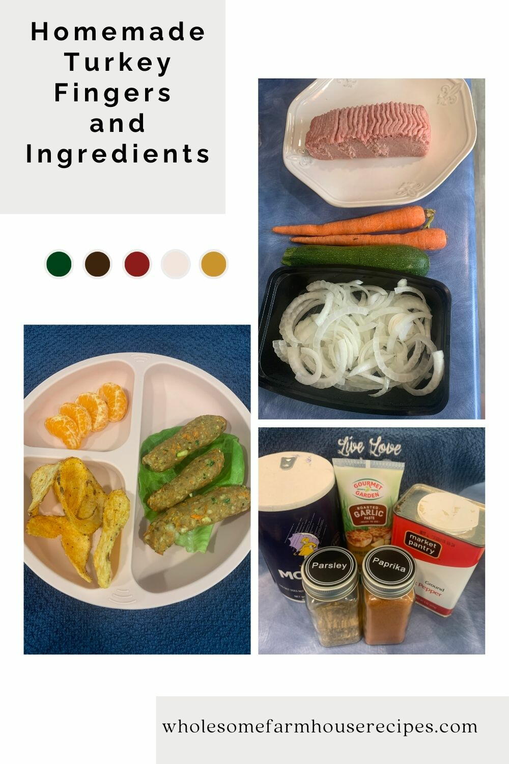 Turkey Or Chicken And Vegetable Fingers Recipe | RecipeLion.com