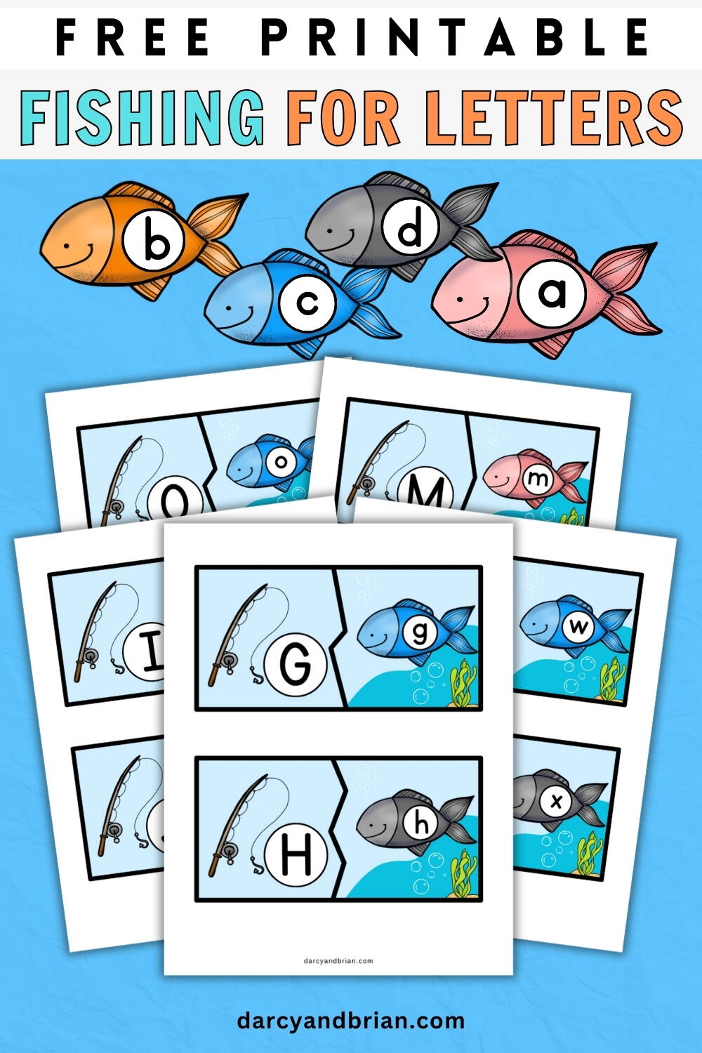 Fishing For Letters Activity | AllFreePaperCrafts.com