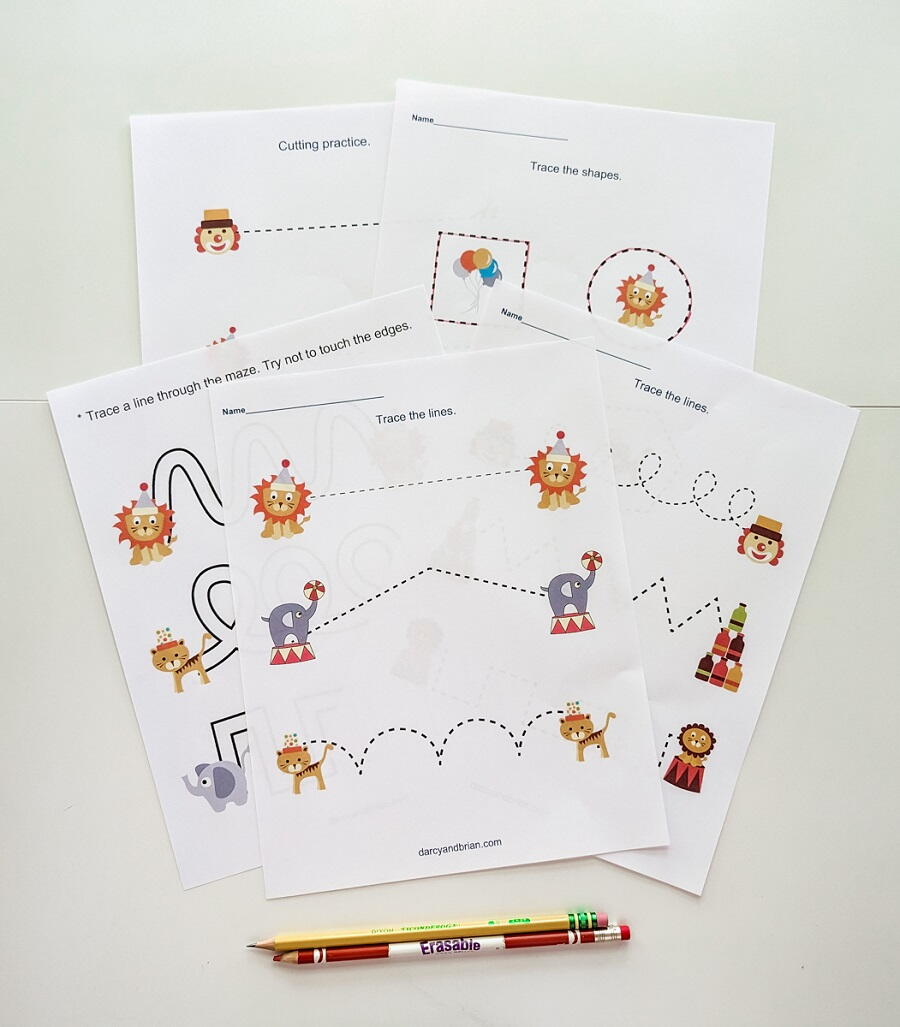 Step Right Up! Fun Preschool Circus Printables | AllFreeHolidayCrafts.com