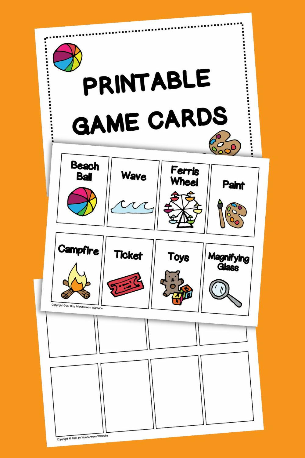 Make Your Own Forehead Game | AllFreeKidsCrafts.com