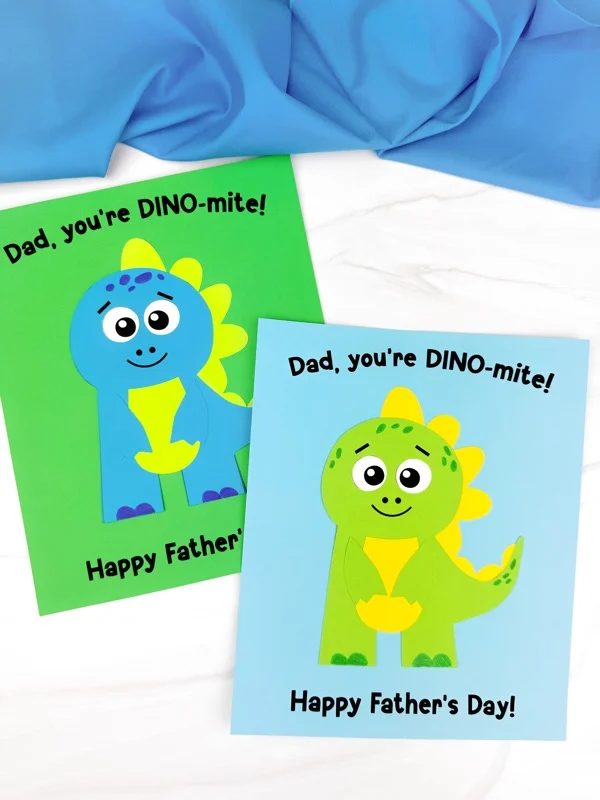 Father’s Day Dinosaur Craft | AllFreePaperCrafts.com