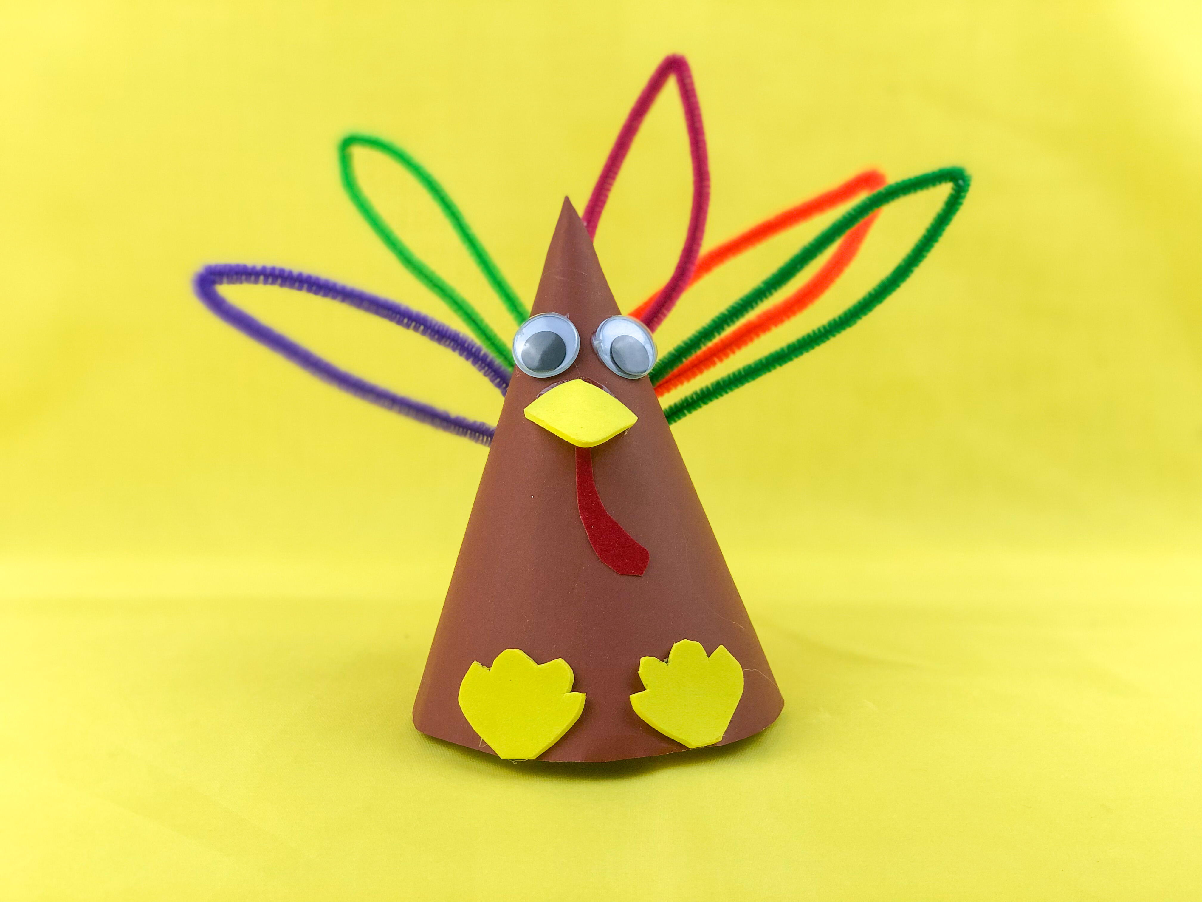 Paper Turkey Craft | AllFreeKidsCrafts.com