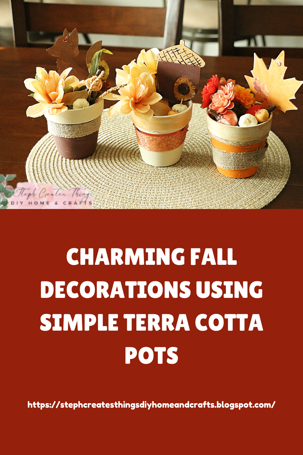 Charming Fall Decorations Using Simple Terra Cotta Pots | FaveCrafts.com